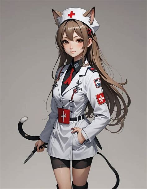Female Human Neko Nurse Ai By Dashowitz On Deviantart