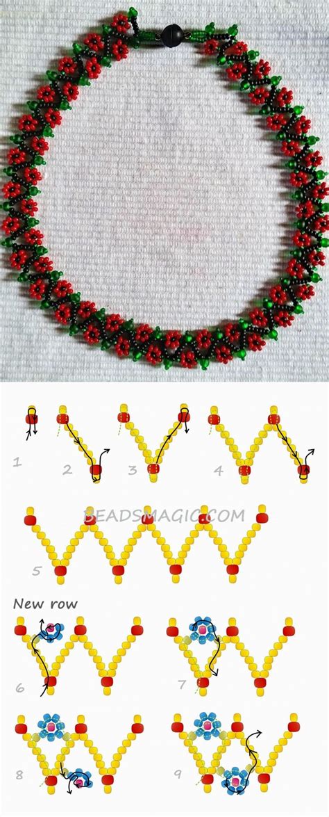 7366 Best Seed Bead Tutorials Images On Pinterest Beading Tutorials