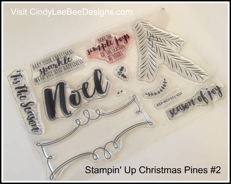 Sneak Peek Of Su Christmas Pines With Pretty Pines Thinlits Cindy Lee