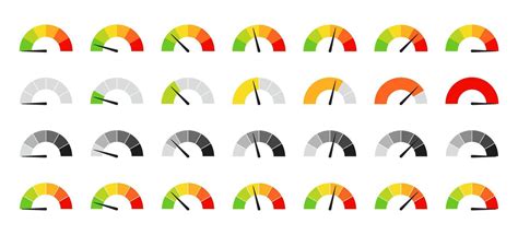 Meter Level Speedometer Gauge Meter Template Scale Level Of