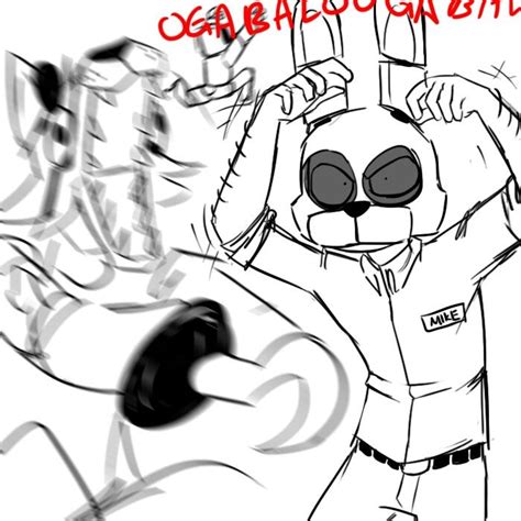 Mike The Security Guard Is Very Mad At You Foxy Part 4 Fnaf Anime
