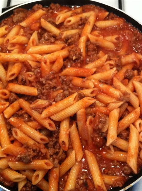 Penne Pasta And Meat Sauce Artofit