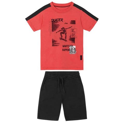 Conjunto Curto Infantil Masculino Marisol Marisol Clube Marisol