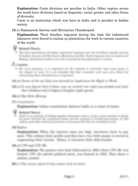 Solution Class X Social Science 2024 Final Mock Paper Answers Studypool