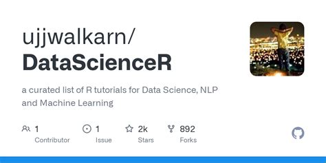 GitHub Ujjwalkarn DataScienceR A Curated List Of R Tutorials For Data Science NLP And