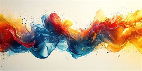 Colorful Abstract Waves Showcase Vibrant Fluid Dynamics In Creative