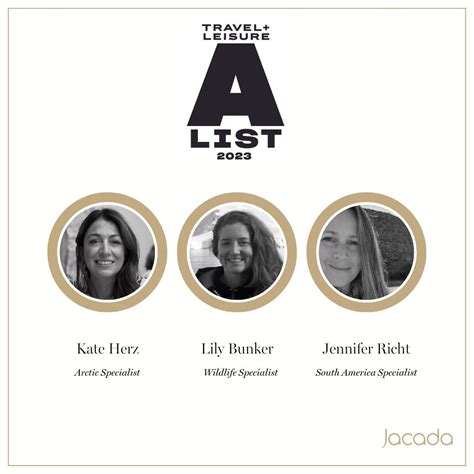 Absolutely Thrilled To Have Three Of Our Team Join The Travel Leisure A List Its A Great