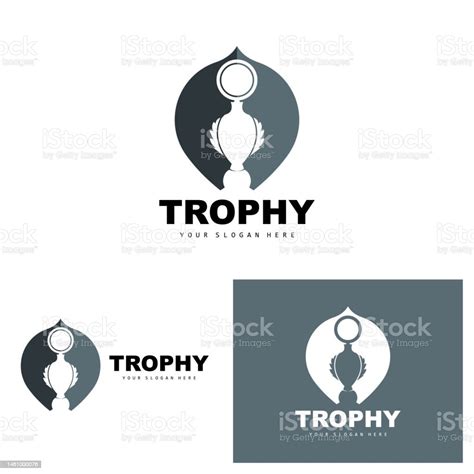 챔피언십 트로피 로고 챔피언 상 수상자 트로피 디자인 벡터 아이콘 템플릿 1위에 대한 스톡 벡터 아트 및 기타 이미지 1위 Championship 경쟁 Istock