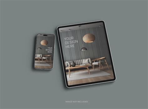 Premium Psd Mockup Of Smartphone And Tablet For Uiux Product Showcase 3d Render