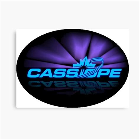 Cassiope Satellite Logo Canvas Print By Spacestuffplus Redbubble