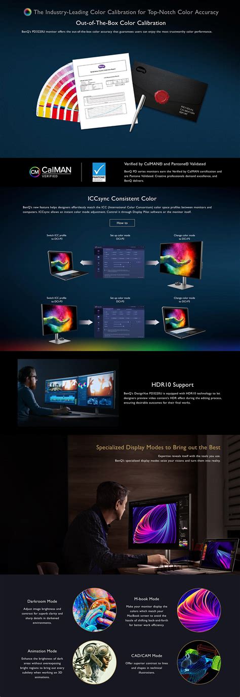 BenQ PD U DesignVue Monitor Urania On Behance