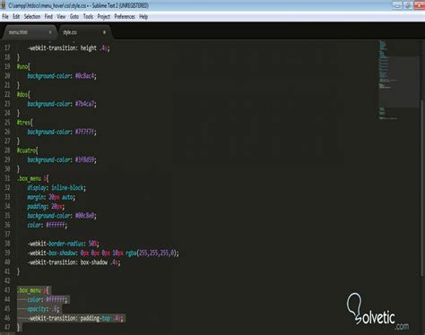 Barra Horizontal Con Efecto Hover En Html Css Y Bootstrap Solvetic