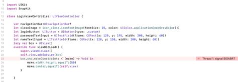 Swift5 When Use Have A Error Thread 1 Signal Sigabrt · Issue 592