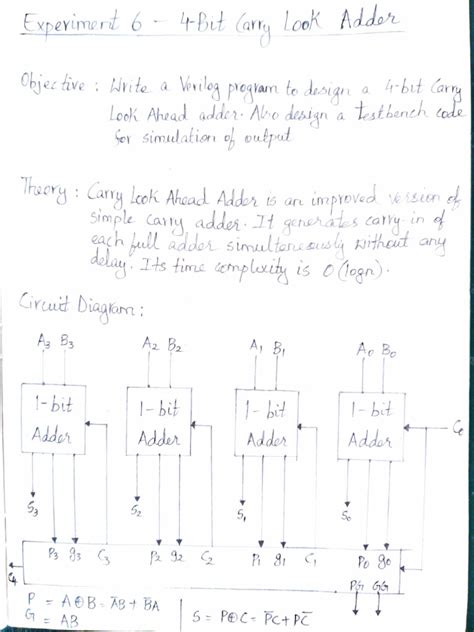 4 Bit Cla Pdf