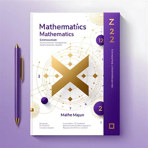 A Book With A Purple Pen On It That Says Math Math Premium Ai