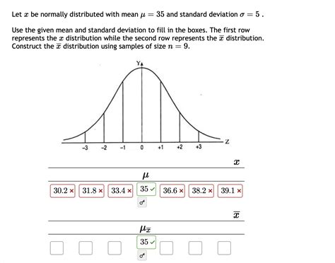 Let X Be Normally Distributed With Mean μ 35 And