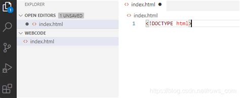 Vscode快速生成html 骨架，使用中文，在浏览器打开vscode快速生成html骨架 Csdn博客