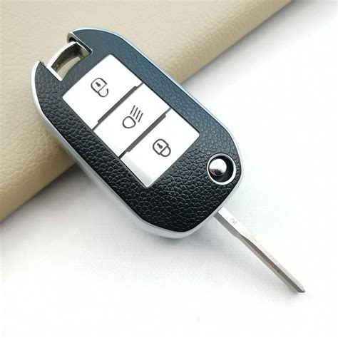 Étui De Clé De Voiture En Tpu De Haute Qualitécoque Pour Citroën C4l