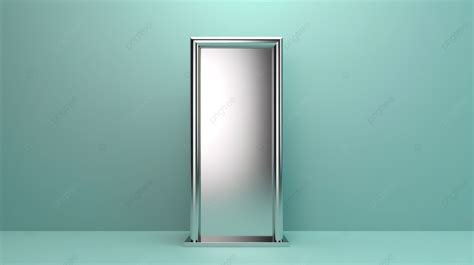 사진이나 그림에 완벽한 수직 크롬 프레임의 3d 렌더링 액자 벽 빈 프레임 배경 일러스트 및 사진 무료 다운로드 Pngtree