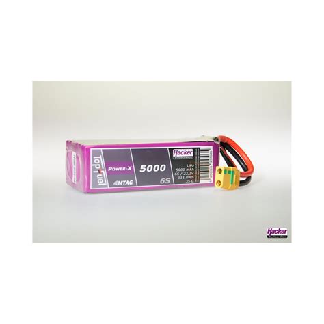 Pack Lipo Top Fuel Power X 6s111v5000ma 35c Xt 90 Mtag