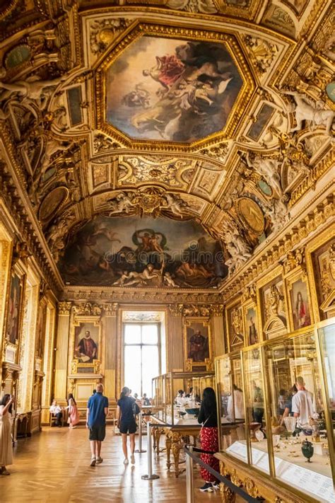 Interior Of The Louvre Museum In Paris France Editorial Stock Image