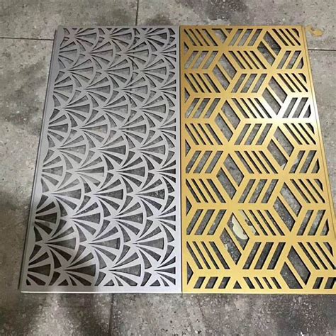 Privacy Screen Facade Metal Curtain Wall Perforated Aluminum Cladding