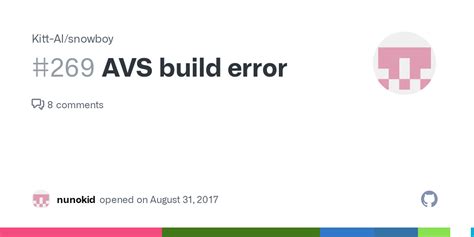 AVS Build Error Issue 269 Kitt AI Snowboy GitHub