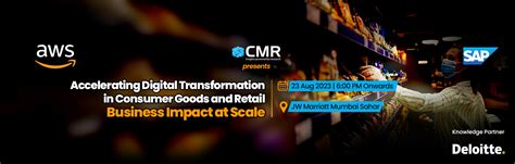 AWS Accelerating Digital Transformation In Consumer Goods And Retail Business Impact At