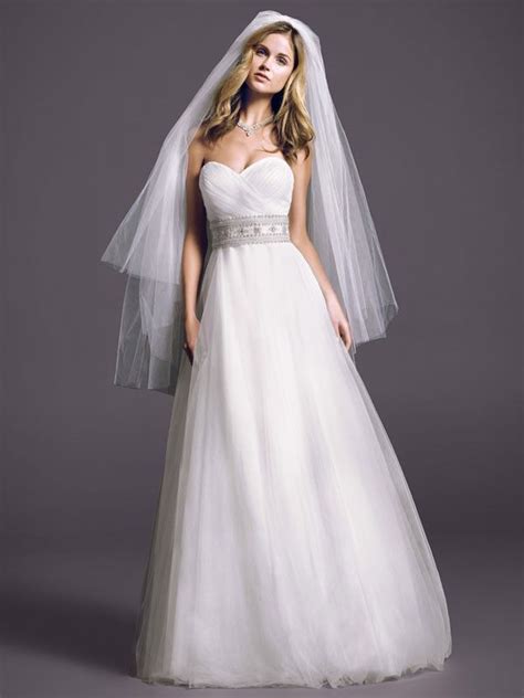 Oleg Cassini Strapless Tulle Ball Gown With Beaded Belt Style Cpk440