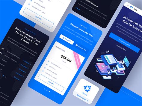 Kube Vps Hosting Mobile Responsive By Sigit Setyo Nugroho For One