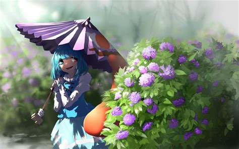 雨后 插画师牛土的多多良小伞插画图片 BoBoPic