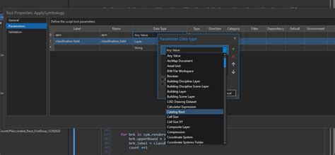 Solved Tool Parameter Data Type For Arcpro Project Apr Esri