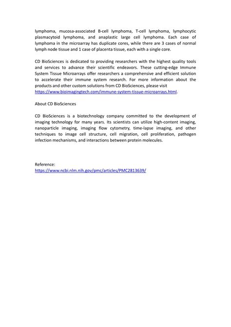 Ppt Innovative Immune System Tissue Microarrays For Research Usage Powerpoint Presentation