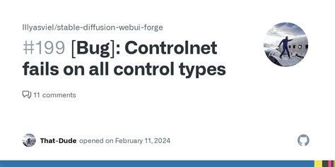 Bug Controlnet Fails On All Control Types · Issue 199 · Lllyasviel