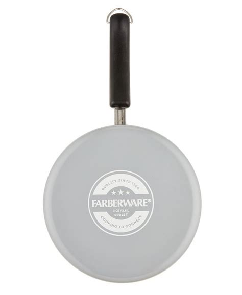 Farberware Ceramic Nonstick Straining 3 Quart Saucepan With Lid Macys