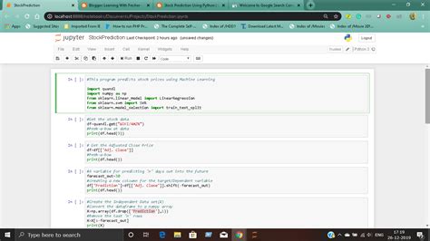Github Pra Sristockprediction Stock Prediction Using Machine