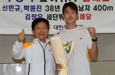 아시아선수권 세단뛰기 동메달 김장우 유규민과 경쟁하며 기록 올라