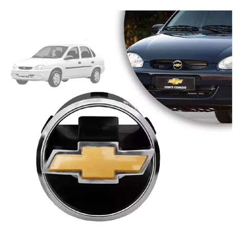 Emblema Grade Gravata Gm Corsa 1999 2000 2001 Dourado Novo