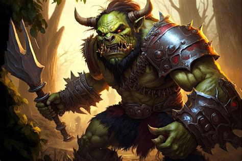 Premium Photo A Cartoon Image Of A Troll With A Sword In His Hand
