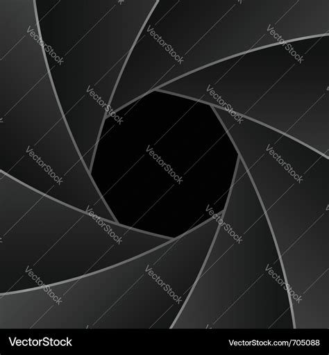 Shutter Aperture Royalty Free Vector Image Vectorstock