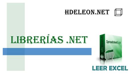 Leer Archivo De Excel En C Net Sin Utilizar Librerías De Office