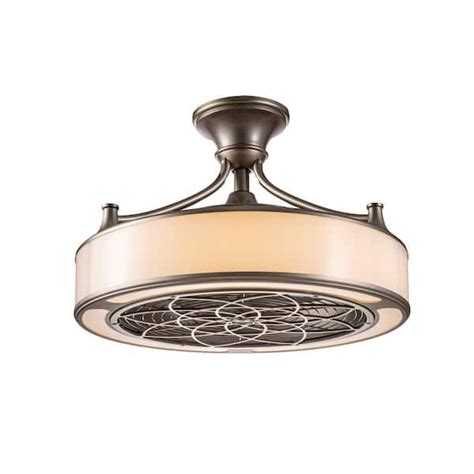 Home Decorators Collection Brette II 23 LED Indoor Outdoor Brushed