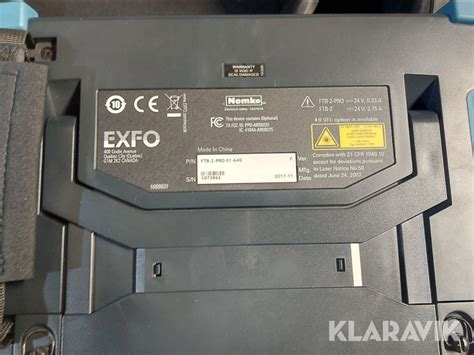 Testutrustning För Fibernät Exfo Ftb 2 Pro Sigtuna