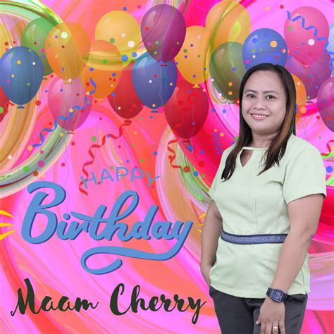 My My Happy Birthday Maam Cherry Enjoy Your Day
