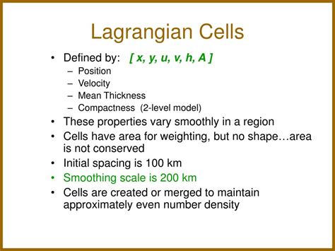 Ppt A Lagrangian Dynamic Model Of Sea Ice For Data Assimilation Powerpoint Presentation Id