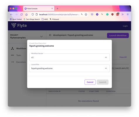 Bug Workflow Launch Button Is Disabled · Issue 1433 · Flyteorgflyte · Github