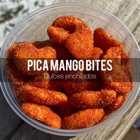 Spicy Chamoy Candy Pica Mango Bites Etsy