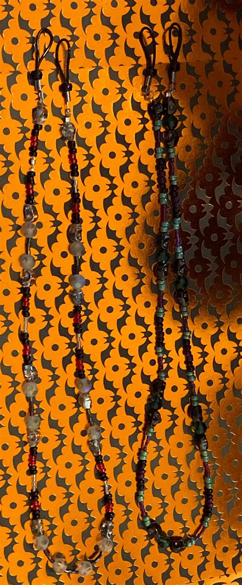 Halloween Eyeglass Chains Beaded Eyeglass Chains Halloween Decor