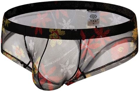 Celucke Boxershorts Herren Transparent Schlüpfer Lace Reizwäsche Männer Unterhosen Erotische