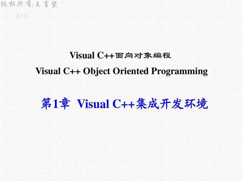 第1章 Visual C集成开发环境2013word文档在线阅读与下载无忧文档